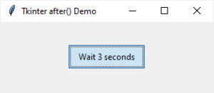 How to Schedule an Action with Tkinter after() method - python tutorials