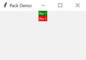 Understand How Tkinter pack Geometry Manager Works by Examples